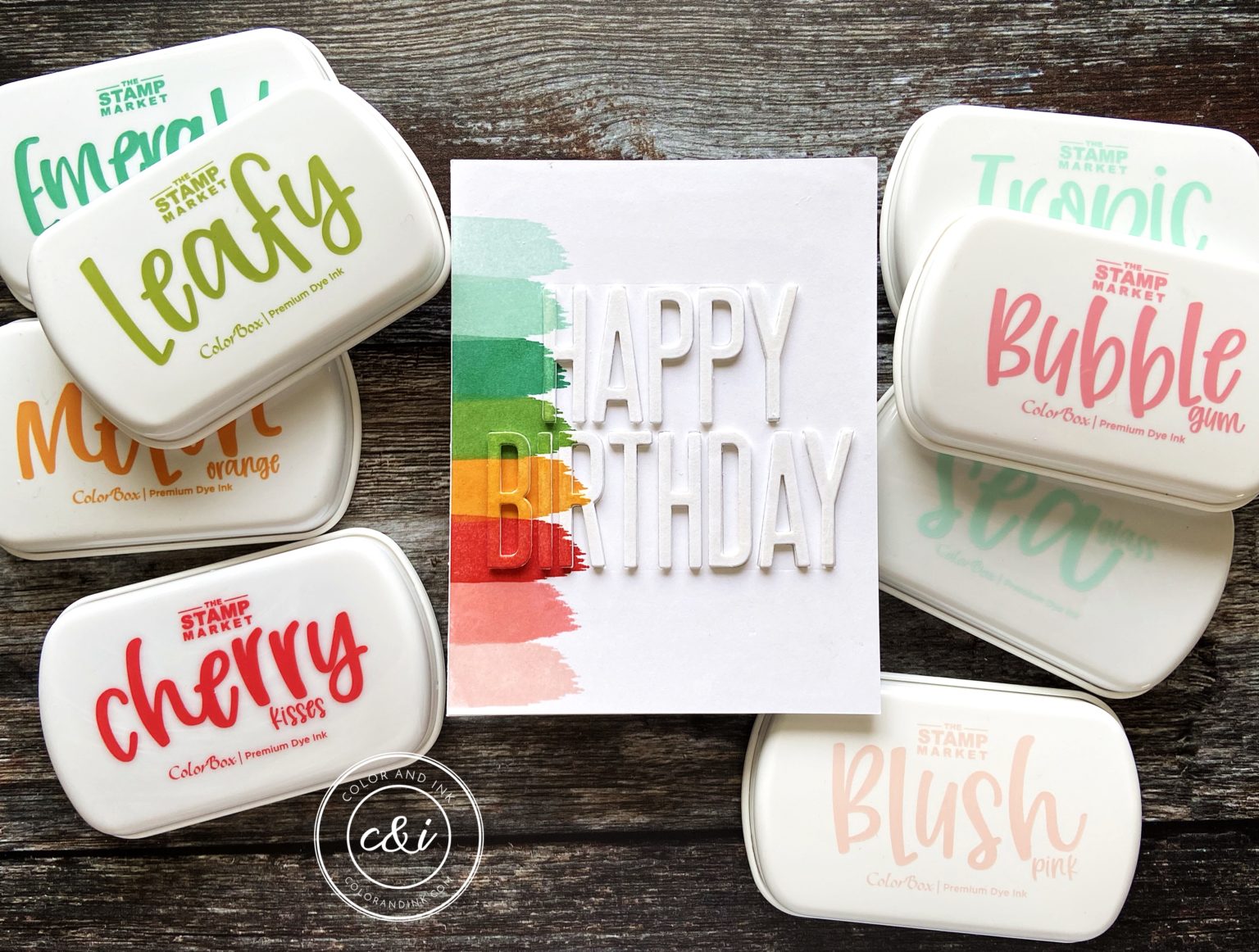 The Stamp Market’s Color Crush Ink | Color and Ink
